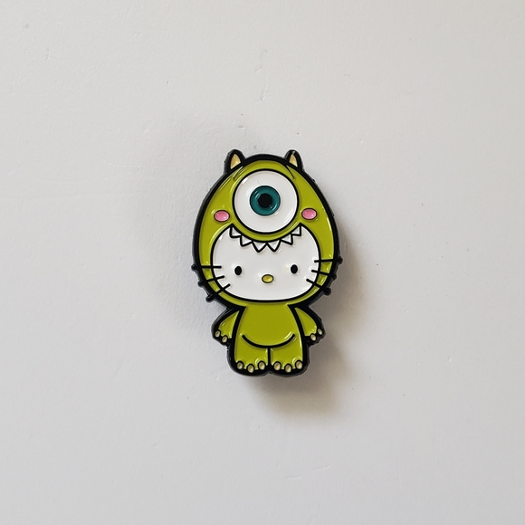 Jewelry | 315 Hello Kitty As Mike Wazowski Pin | Poshmark